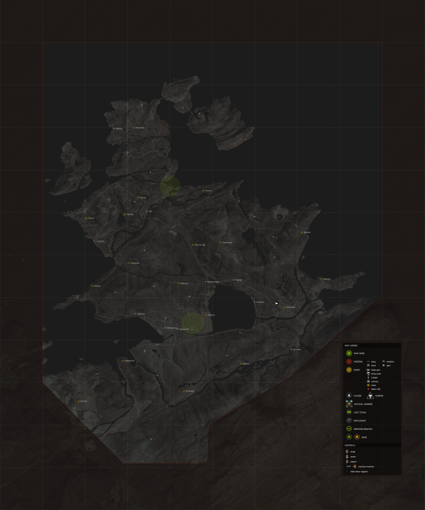 Deadside map v0.5.0 kaart 2023 | Deadside.nl
